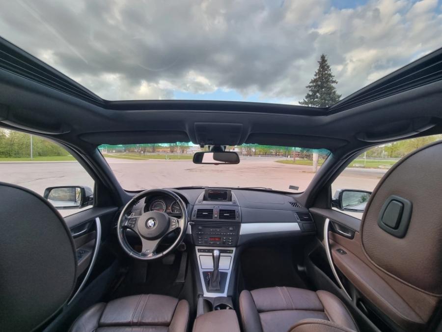 Grey BMW X3 2009 in Riga, with an engine capacity of 2.00 L and mileage of 226 thousand km for 7770 €, photo 29 on AUTOMOTO.COM.LV