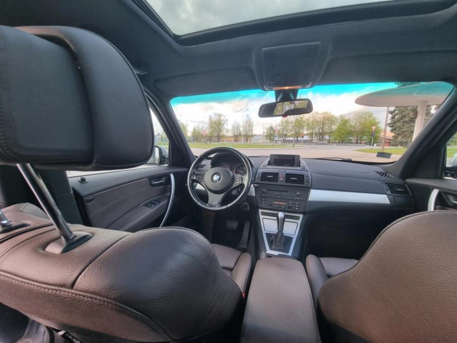 Grey BMW X3 2009 in Riga, with an engine capacity of 2.00 L and mileage of 226 thousand km for 7770 €, photo 30 on AUTOMOTO.COM.LV