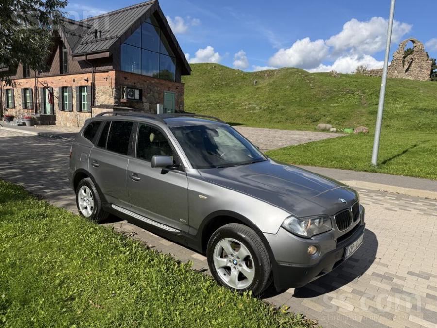 Grey BMW X3 2009 in Rezekne, with an engine capacity of 2.00 L and mileage of 0 thousand km for 5350 €, photo 9 on AUTOMOTO.COM.LV