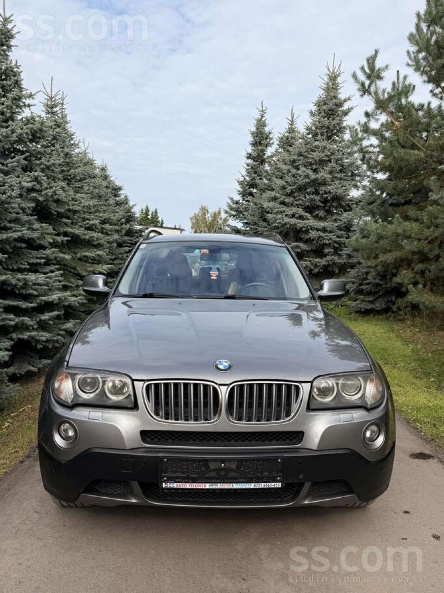 Pelēks BMW X3 2009 Ludza, ar dzinēja tilpumu 2.00 L un nobraukumu 325 tūkst. km par 5290 €, foto 1 vietnē AUTOMOTO.COM.LV