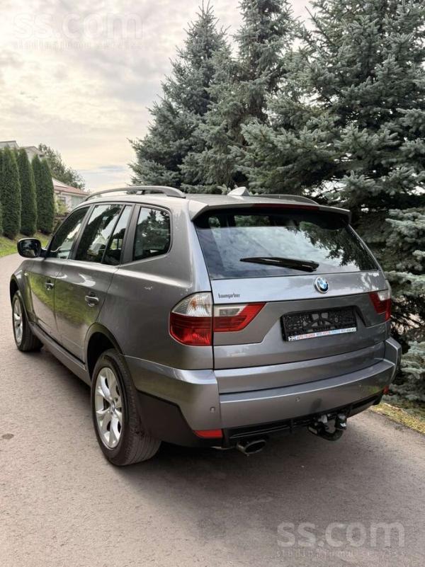 Pelēks BMW X3 2009 Ludza, ar dzinēja tilpumu 2.00 L un nobraukumu 325 tūkst. km par 5290 €, foto 5 vietnē AUTOMOTO.COM.LV