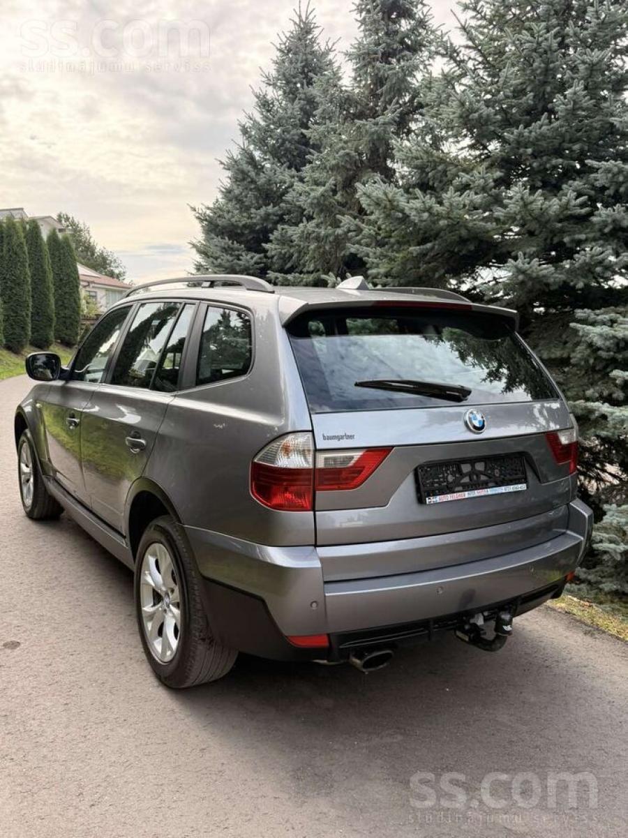 Pelēks BMW X3 2009 Ludza, ar dzinēja tilpumu 2.00 L un nobraukumu 325 tūkst. km par 5290 €, foto 5 vietnē AUTOMOTO.COM.LV
