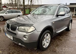 Grey BMW X3 2010 in Riga, with an engine capacity of 2.00 L and mileage of 0 thousand km for 6990 €, photo 2 on AUTOMOTO.COM.LV