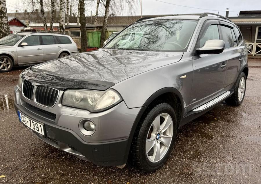 Grey BMW X3 2010 in Riga, with an engine capacity of 2.00 L and mileage of 0 thousand km for 6990 €, photo 2 on AUTOMOTO.COM.LV