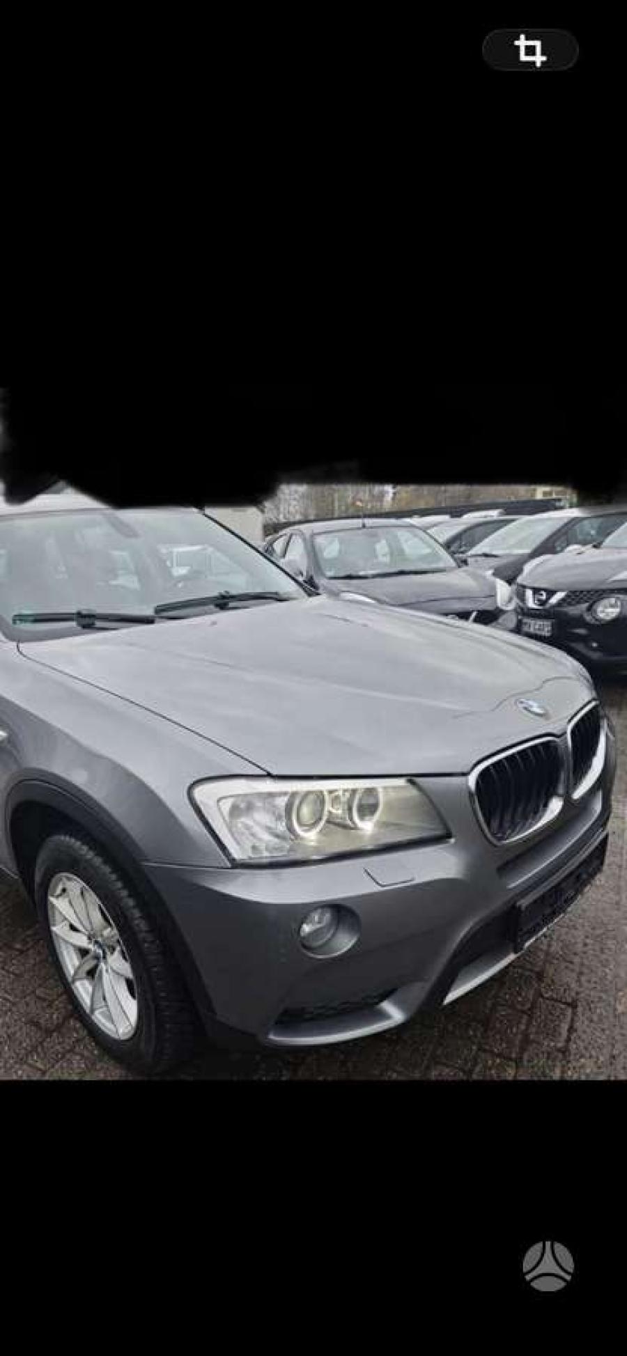 Pelēks BMW X3 2010 Telšiai, ar dzinēja tilpumu 2.00 L un nobraukumu 230 tūkst. km par 8500 €, foto 1 vietnē AUTOMOTO.COM.LV