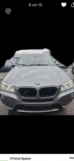 Pelēks BMW X3 2010 Telšiai, ar dzinēja tilpumu 2.00 L un nobraukumu 230 tūkst. km par 8500 €, foto 2 vietnē AUTOMOTO.COM.LV