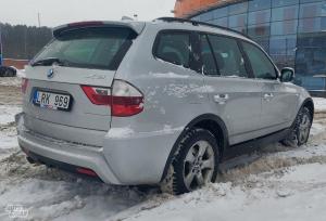 Pelēks BMW X3 2010 Viļņa, ar dzinēja tilpumu 2.00 L un nobraukumu 245 tūkst. km par 4900 €, foto 4 vietnē AUTOMOTO.COM.LV