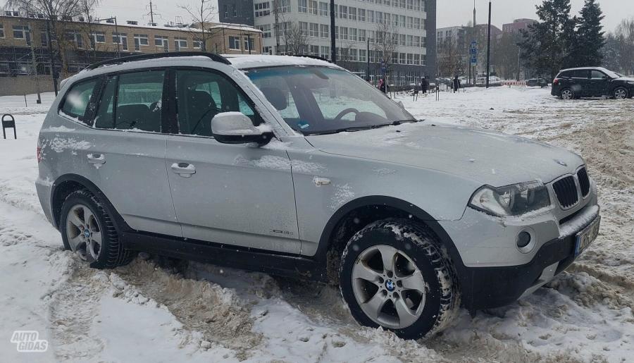 Pelēks BMW X3 2010 Viļņa, ar dzinēja tilpumu 2.00 L un nobraukumu 245 tūkst. km par 4900 €, foto 10 vietnē AUTOMOTO.COM.LV