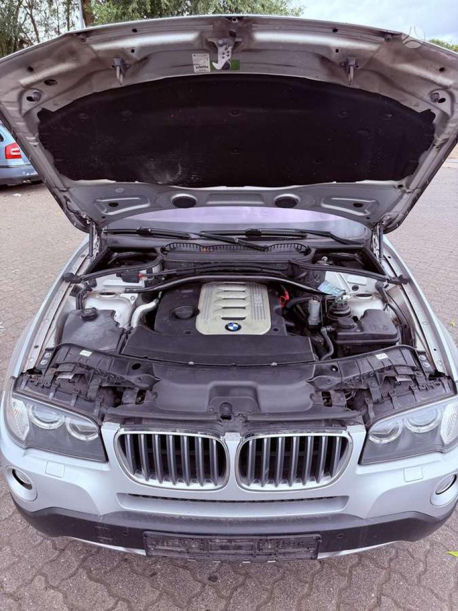 Grey BMW X3 2010 in Marijampole, with an engine capacity of 2.99 L and mileage of 444 thousand km for 3650 €, photo 17 on AUTOMOTO.COM.LV