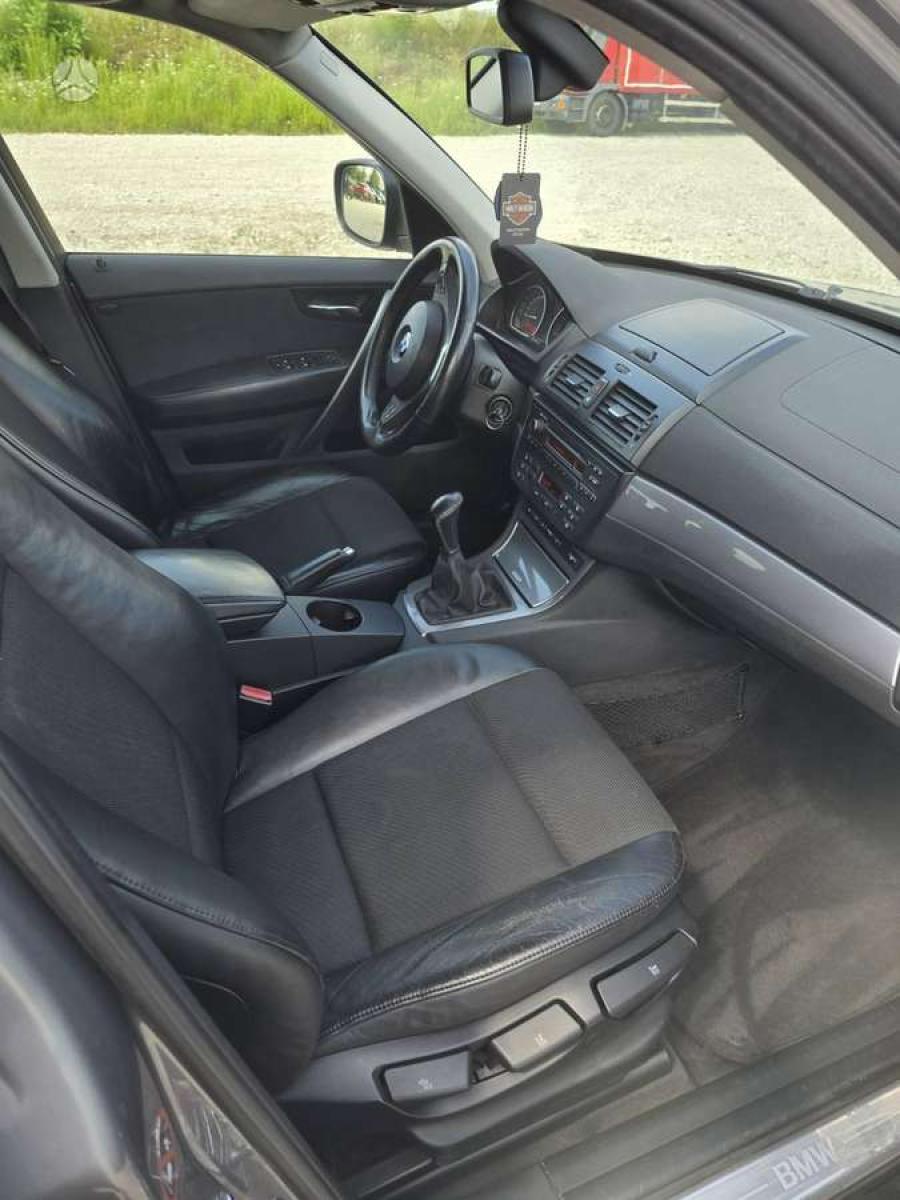 Pelēks BMW X3 2010 Viļņa, ar dzinēja tilpumu 2.00 L un nobraukumu 355 tūkst. km par 4500 €, foto 11 vietnē AUTOMOTO.COM.LV