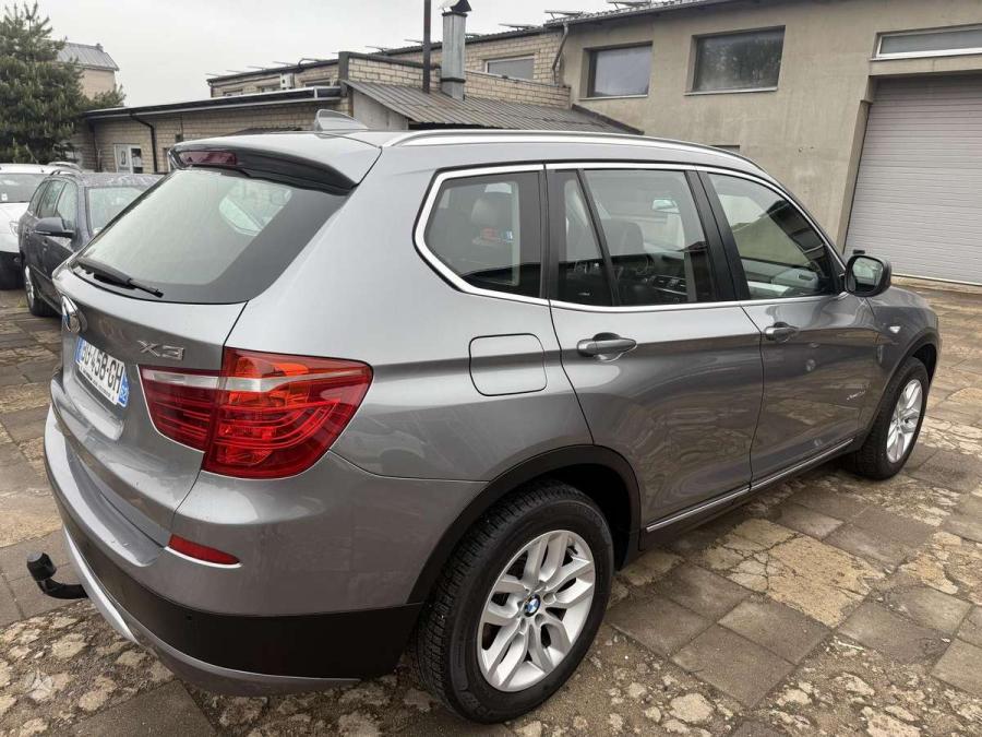 Grey BMW X3 2010 in Telschi, with an engine capacity of 2.00 L and mileage of 260 thousand km for 9250 €, photo 6 on AUTOMOTO.COM.LV