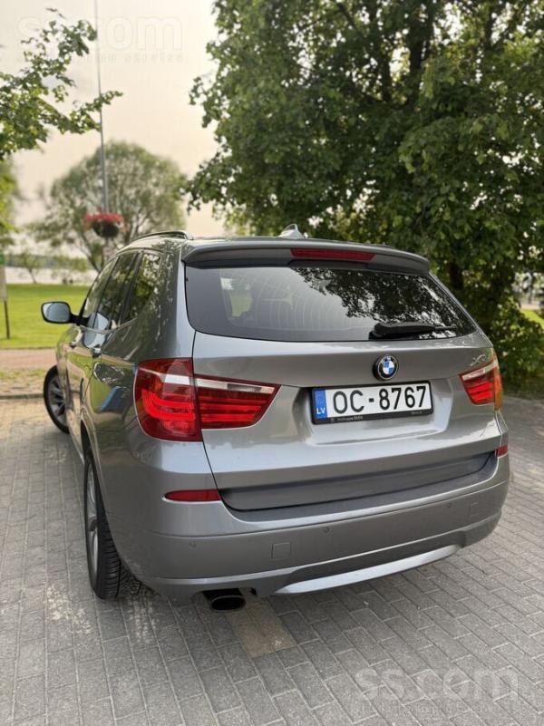 Grey BMW X3 2011 in Ogre, with an engine capacity of 2.00 L and mileage of 365 thousand km for 9300 €, photo 10 on AUTOMOTO.COM.LV