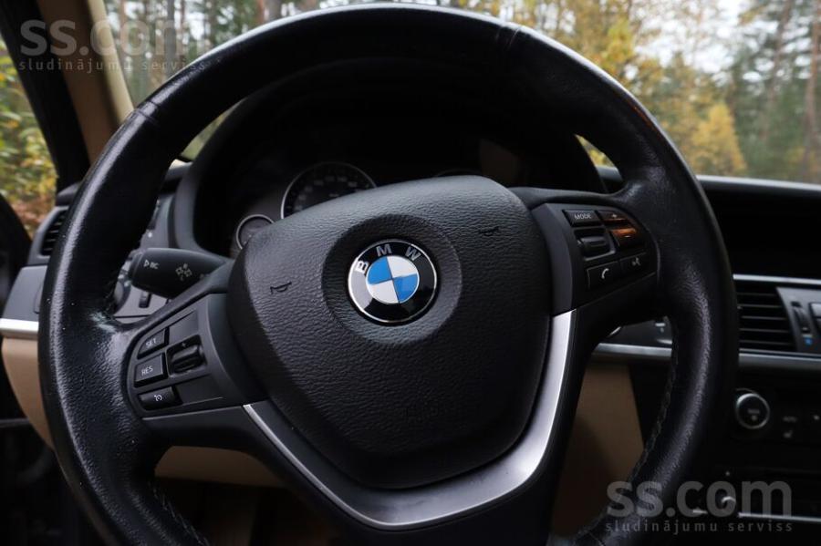 Grey BMW X3 2011 in Riga, with an engine capacity of 2.00 L and mileage of 231 thousand km for 10500 €, photo 11 on AUTOMOTO.COM.LV