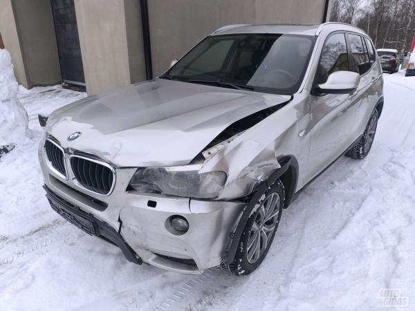 Grey BMW X3 2011 in Radviliskis, with an engine capacity of 2.00 L and mileage of 333 thousand km for 5250 €, photo 5 on AUTOMOTO.COM.LV