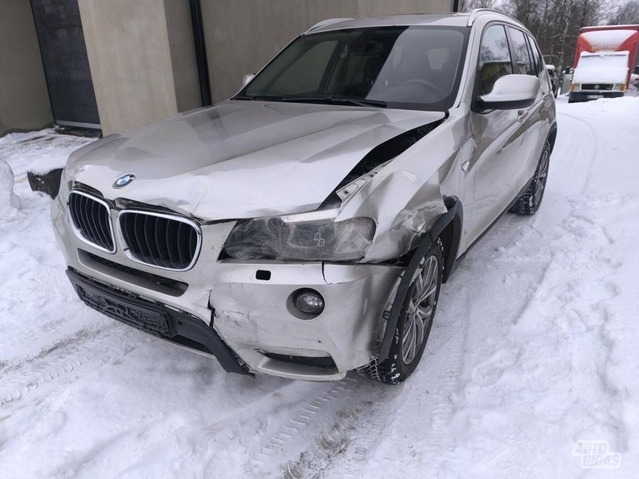 Grey BMW X3 2011 in Radviliskis, with an engine capacity of 2.00 L and mileage of 333 thousand km for 5100 €, photo 6 on AUTOMOTO.COM.LV