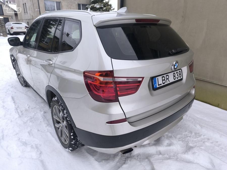 Grey BMW X3 2011 in Radviliskis, with an engine capacity of 2.00 L and mileage of 333 thousand km for 5100 €, photo 10 on AUTOMOTO.COM.LV