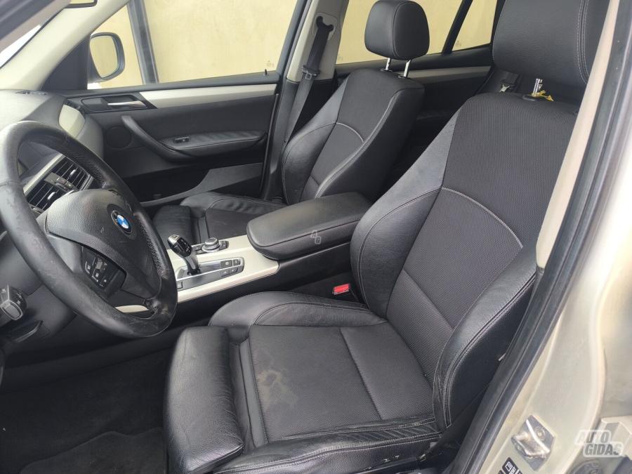 Grey BMW X3 2011 in Radviliskis, with an engine capacity of 2.00 L and mileage of 333 thousand km for 5100 €, photo 14 on AUTOMOTO.COM.LV