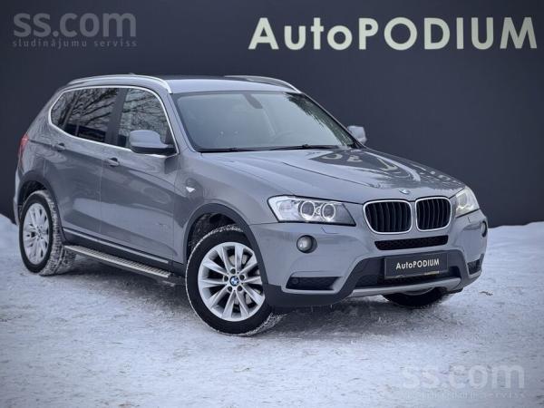 Grey BMW X3 2011 in Riga, with an engine capacity of 2.00 L and mileage of 290 thousand km for 9990 €, photo 8 on AUTOMOTO.COM.LV