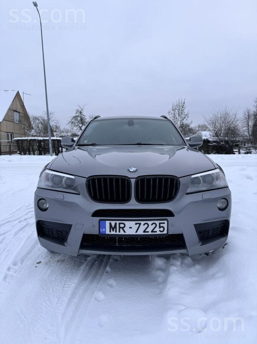 Grey BMW X3 2011 in Liepaja, with an engine capacity of 3.00 L and mileage of 312 thousand km for 12400 €, photo 2 on AUTOMOTO.COM.LV