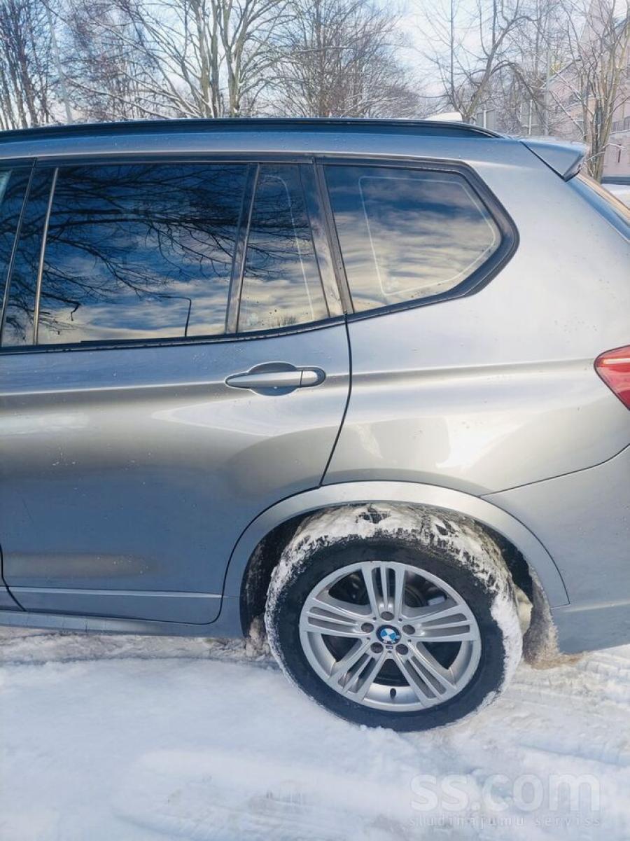 Grey BMW X3 2011 in Liepaja, with an engine capacity of 3.00 L and mileage of 312 thousand km for 12400 €, photo 6 on AUTOMOTO.COM.LV