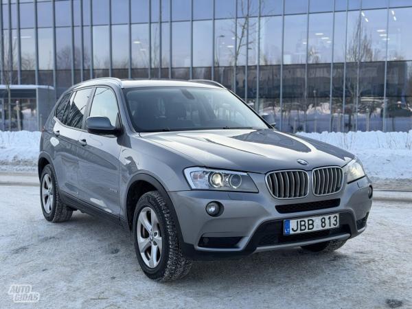 Grey BMW X3 2011 in Vilnius, with an engine capacity of 3.00 L and mileage of 350 thousand km for 6850 €, photo 1 on AUTOMOTO.COM.LV