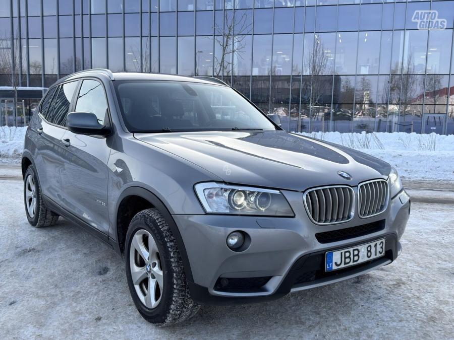 Pelēks BMW X3 2011 Viļņa, ar dzinēja tilpumu 3.00 L un nobraukumu 350 tūkst. km par 6850 €, foto 2 vietnē AUTOMOTO.COM.LV