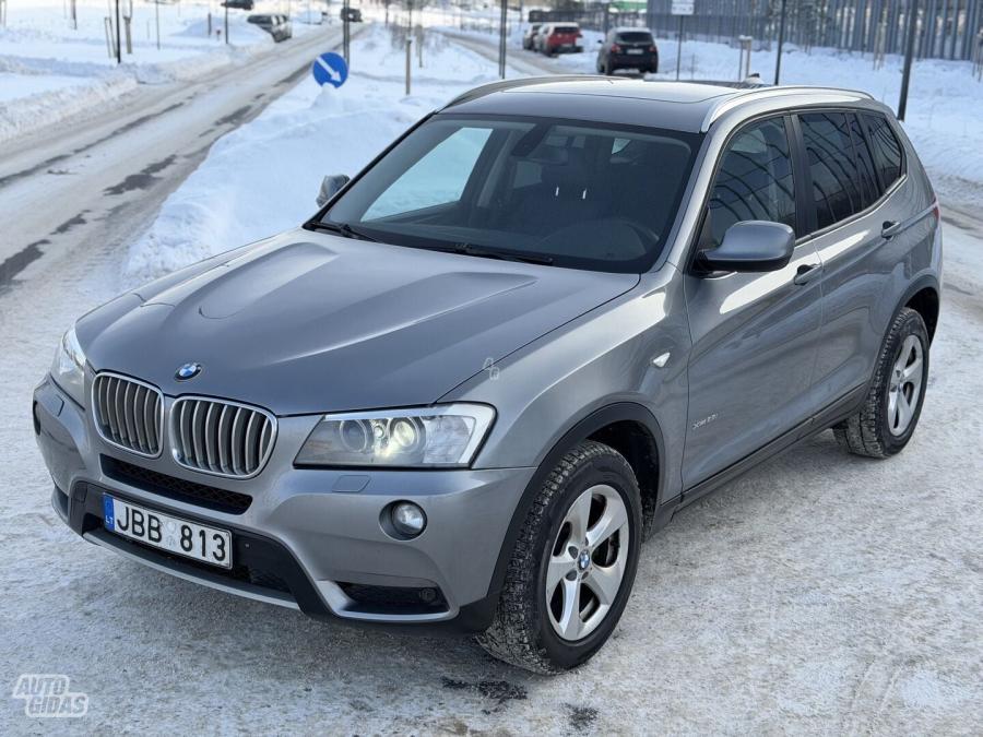 Pelēks BMW X3 2011 Viļņa, ar dzinēja tilpumu 3.00 L un nobraukumu 350 tūkst. km par 6850 €, foto 5 vietnē AUTOMOTO.COM.LV