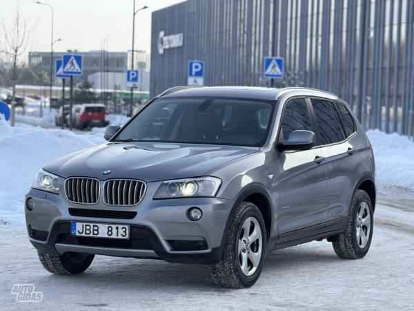 Grey BMW X3 2011 in Vilnius, with an engine capacity of 3.00 L and mileage of 350 thousand km for 6850 €, photo 6 on AUTOMOTO.COM.LV
