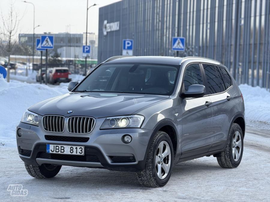 Pelēks BMW X3 2011 Viļņa, ar dzinēja tilpumu 3.00 L un nobraukumu 350 tūkst. km par 6850 €, foto 6 vietnē AUTOMOTO.COM.LV