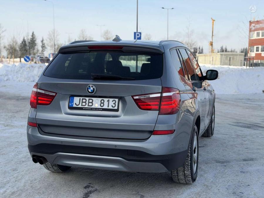 Grey BMW X3 2011 in Vilnius, with an engine capacity of 3.00 L and mileage of 350 thousand km for 6850 €, photo 10 on AUTOMOTO.COM.LV
