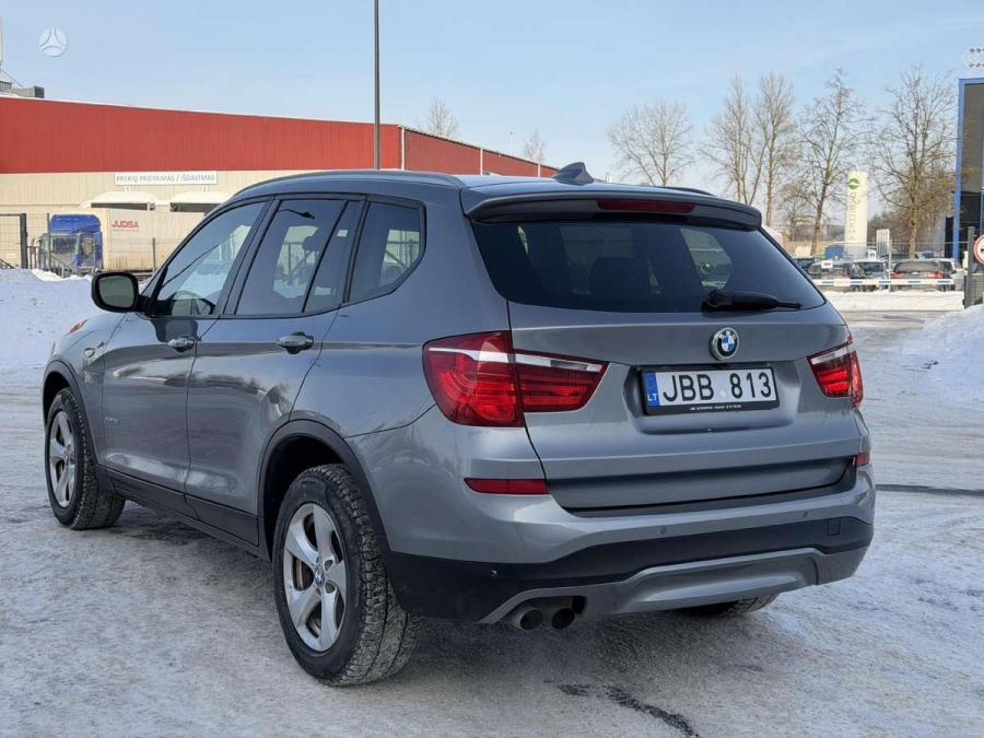 Grey BMW X3 2011 in Vilnius, with an engine capacity of 3.00 L and mileage of 350 thousand km for 6850 €, photo 12 on AUTOMOTO.COM.LV