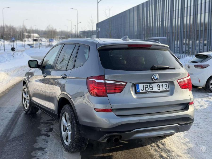 Grey BMW X3 2011 in Vilnius, with an engine capacity of 3.00 L and mileage of 350 thousand km for 6850 €, photo 15 on AUTOMOTO.COM.LV