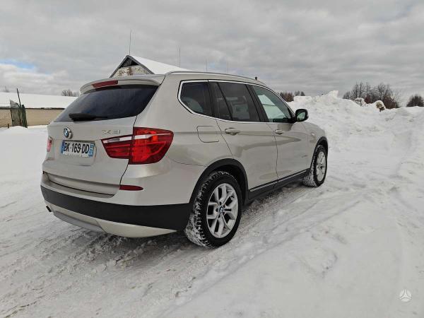 Pelēks BMW X3 2011 Tauragė, ar dzinēja tilpumu 2.00 L un nobraukumu 343 tūkst. km par 7700 €, foto 9 vietnē AUTOMOTO.COM.LV