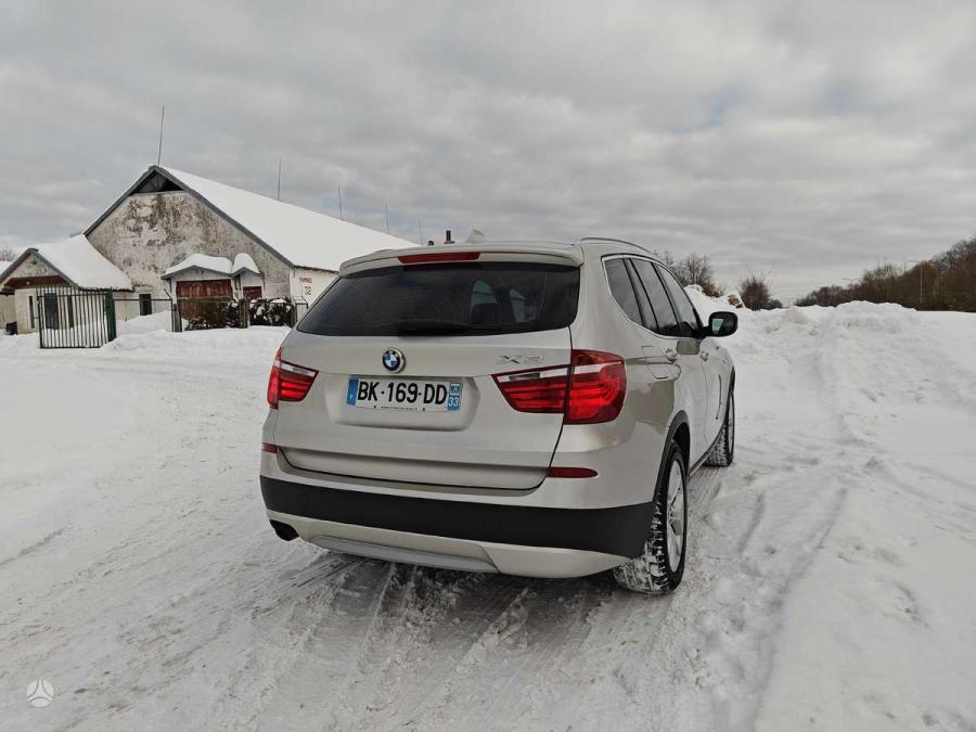 Grey BMW X3 2011 in Taurage, with an engine capacity of 2.00 L and mileage of 343 thousand km for 7700 €, photo 10 on AUTOMOTO.COM.LV