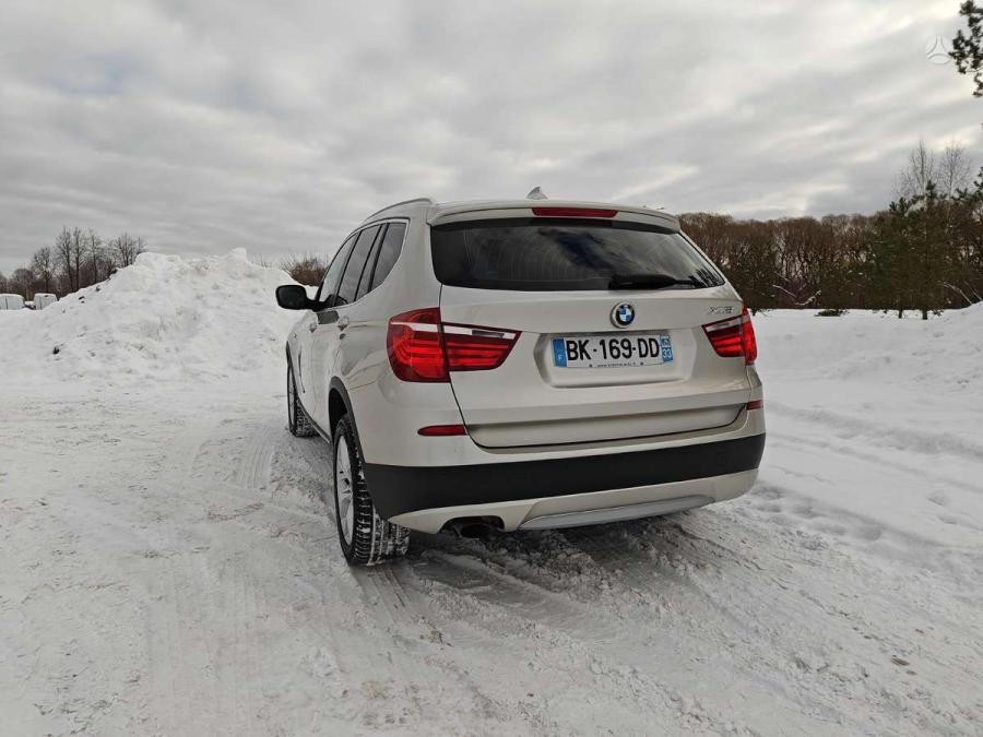 Grey BMW X3 2011 in Taurage, with an engine capacity of 2.00 L and mileage of 343 thousand km for 7700 €, photo 11 on AUTOMOTO.COM.LV