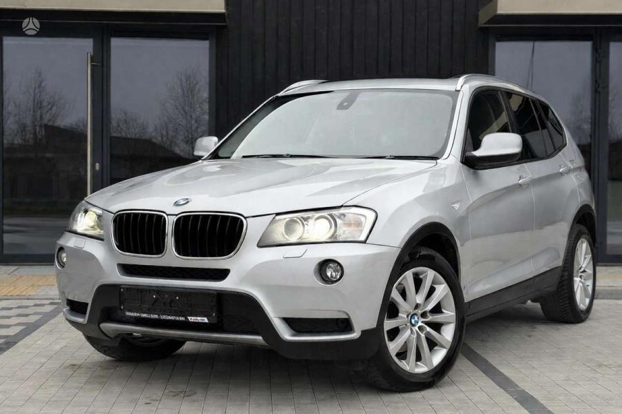 Pelēks BMW X3 2011 Šauļi, ar dzinēja tilpumu 2.00 L un nobraukumu 299 tūkst. km par 10650 €, foto 8 vietnē AUTOMOTO.COM.LV