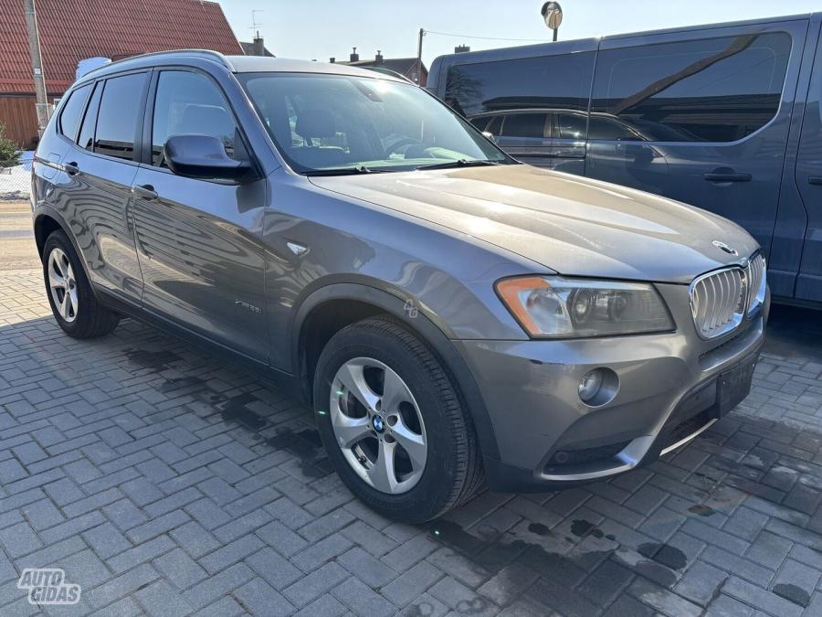 Grey BMW X3 2011 in Plunge, with an engine capacity of 3.00 L and mileage of 151 thousand km for 5370 €, photo 1 on AUTOMOTO.COM.LV