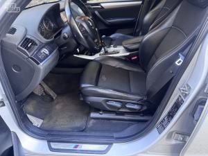 Grey BMW X3 2011 in Vilnius, with an engine capacity of 2.00 L and mileage of 271 thousand km for 11700 €, photo 14 on AUTOMOTO.COM.LV