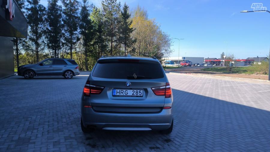Grey BMW X3 2011 in Klaipeda, with an engine capacity of 2.00 L and mileage of 341 thousand km for 7850 €, photo 5 on AUTOMOTO.COM.LV