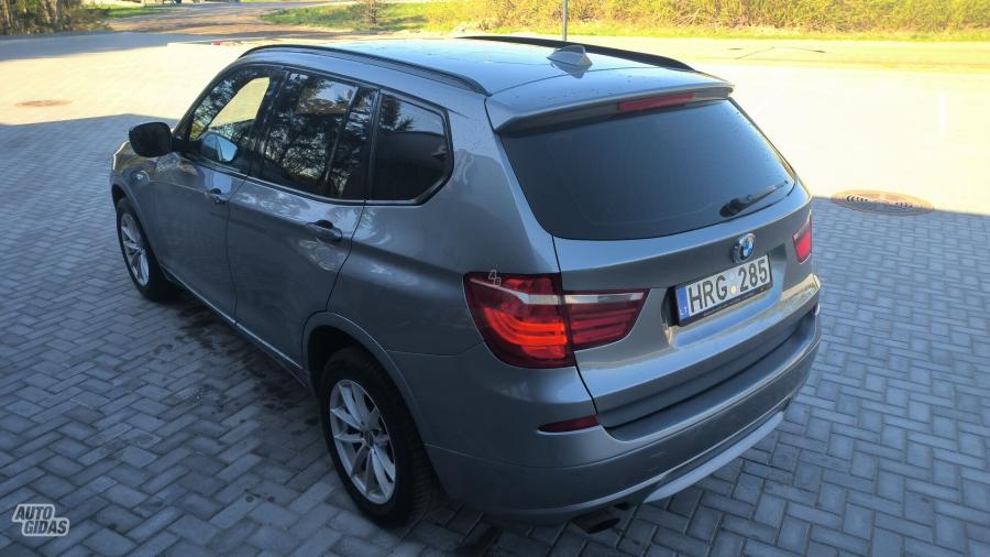 Grey BMW X3 2011 in Klaipeda, with an engine capacity of 2.00 L and mileage of 341 thousand km for 7850 €, photo 11 on AUTOMOTO.COM.LV