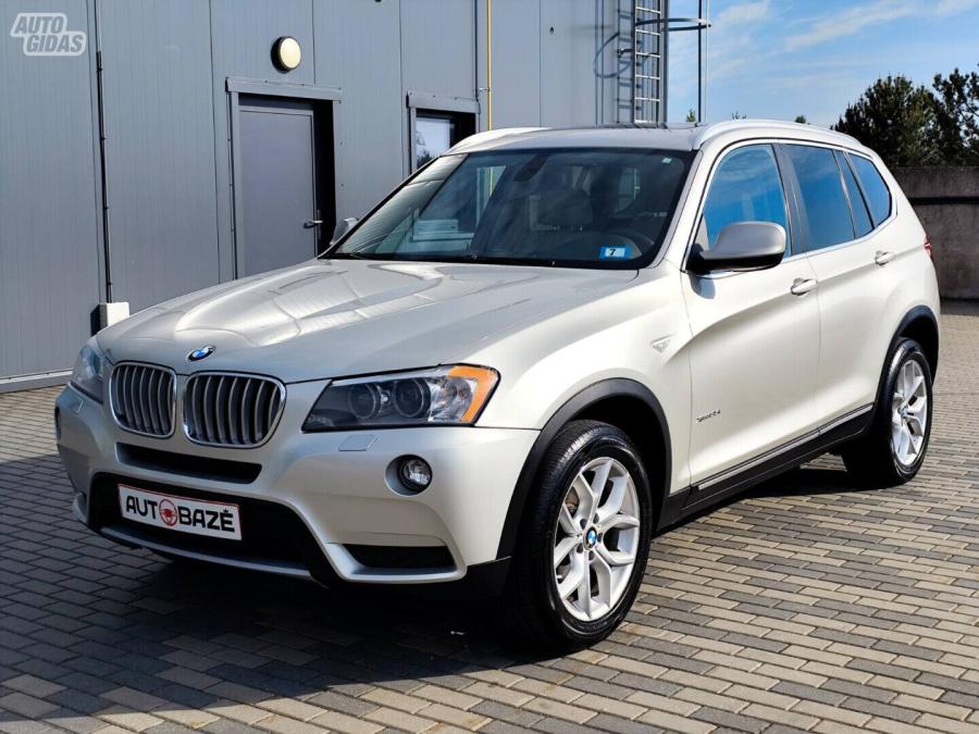 Pelēks BMW X3 2011 Šauļi, ar dzinēja tilpumu 3.00 L un nobraukumu 235 tūkst. km par 8600 €, foto 3 vietnē AUTOMOTO.COM.LV
