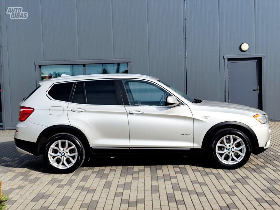 Pelēks BMW X3 2011 Šauļi, ar dzinēja tilpumu 3.00 L un nobraukumu 235 tūkst. km par 8600 €, foto 8 vietnē AUTOMOTO.COM.LV