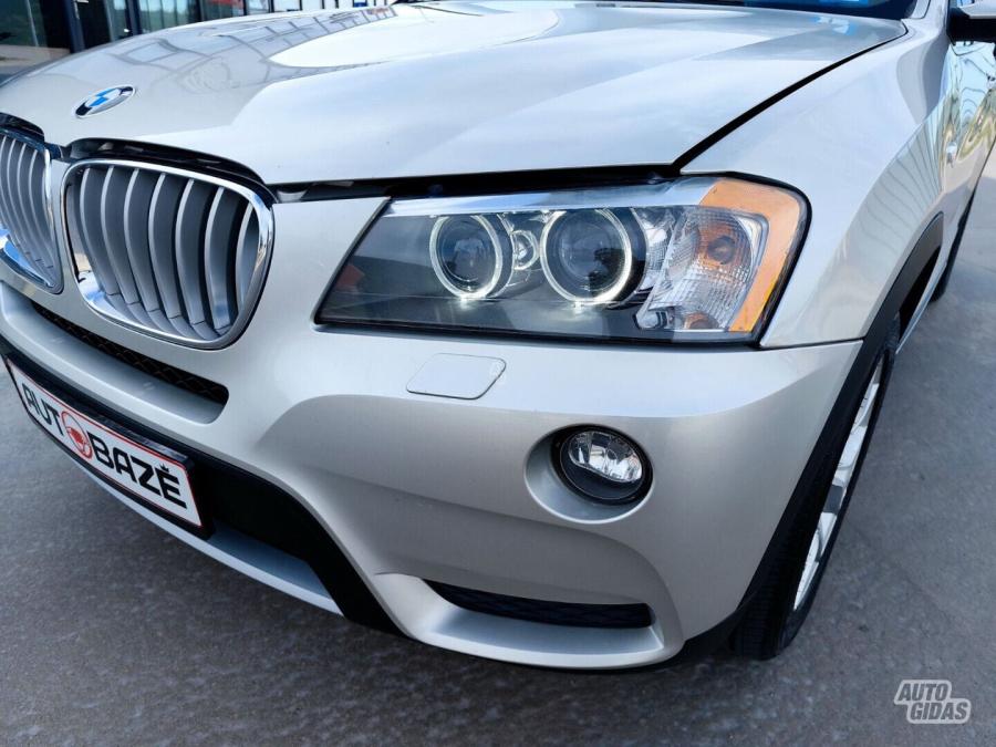 Pelēks BMW X3 2011 Šauļi, ar dzinēja tilpumu 3.00 L un nobraukumu 235 tūkst. km par 8600 €, foto 25 vietnē AUTOMOTO.COM.LV