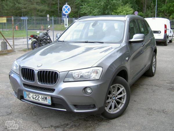 Grey BMW X3 2011 in Vilnius, with an engine capacity of 2.00 L and mileage of 199 thousand km for 8499 €, photo 1 on AUTOMOTO.COM.LV