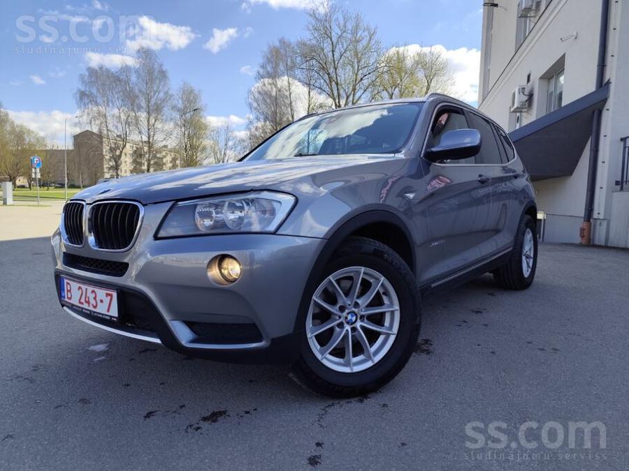 Grey BMW X3 2011 in Rezekne, with an engine capacity of 2.00 L and mileage of 280 thousand km for 7900 €, photo 3 on AUTOMOTO.COM.LV