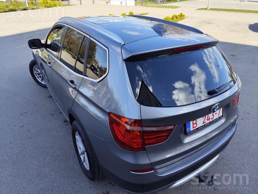 Grey BMW X3 2011 in Rezekne, with an engine capacity of 2.00 L and mileage of 280 thousand km for 7900 €, photo 10 on AUTOMOTO.COM.LV