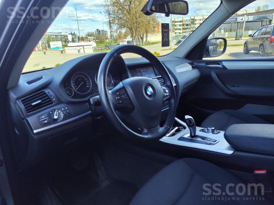 Grey BMW X3 2011 in Rezekne, with an engine capacity of 2.00 L and mileage of 280 thousand km for 7900 €, photo 11 on AUTOMOTO.COM.LV