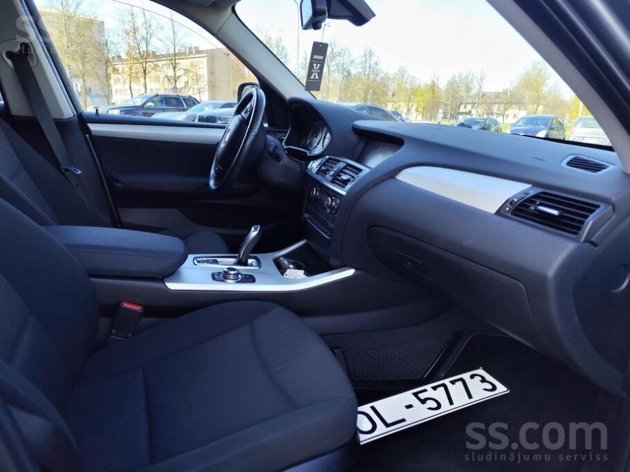 Grey BMW X3 2011 in Rezekne, with an engine capacity of 2.00 L and mileage of 280 thousand km for 7900 €, photo 12 on AUTOMOTO.COM.LV