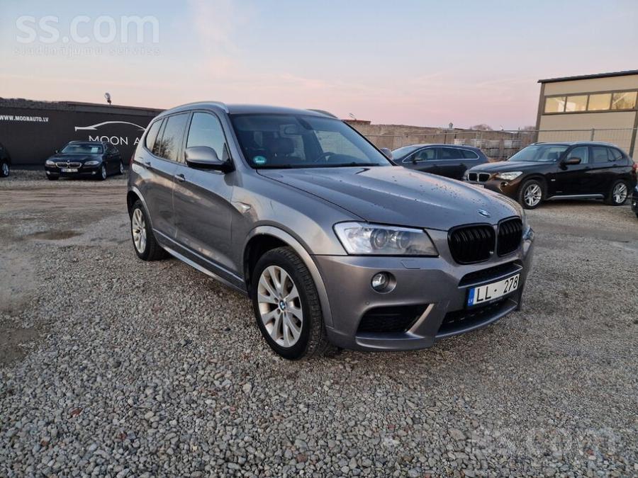 Pelēks BMW X3 2011 Liepāja, ar dzinēja tilpumu 3.00 L un nobraukumu 326 tūkst. km par 10990 €, foto 4 vietnē AUTOMOTO.COM.LV