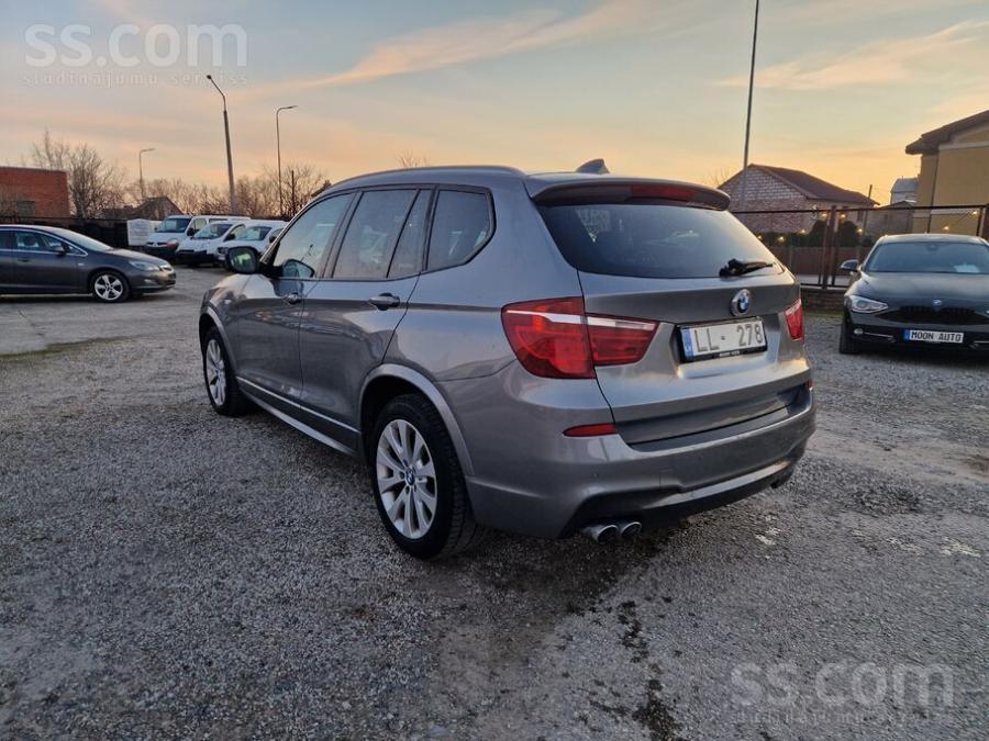Pelēks BMW X3 2011 Liepāja, ar dzinēja tilpumu 3.00 L un nobraukumu 326 tūkst. km par 10990 €, foto 7 vietnē AUTOMOTO.COM.LV